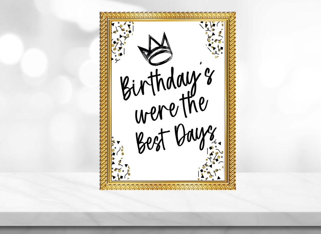 NOTORIOUS ONE Birthday Sign - Biggie Party - Birthdays Were the Best ...