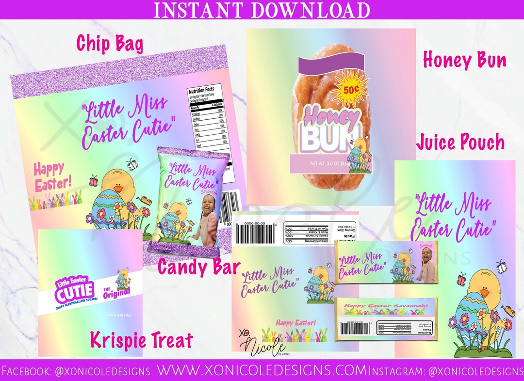 Easter Instant Bundle - Easter Templates - Template - Instant Download ...