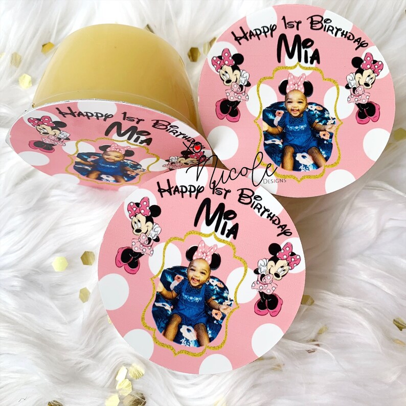 Minnie Mouse Apple Sauce/jello Labels applesauce Labels | Etsy