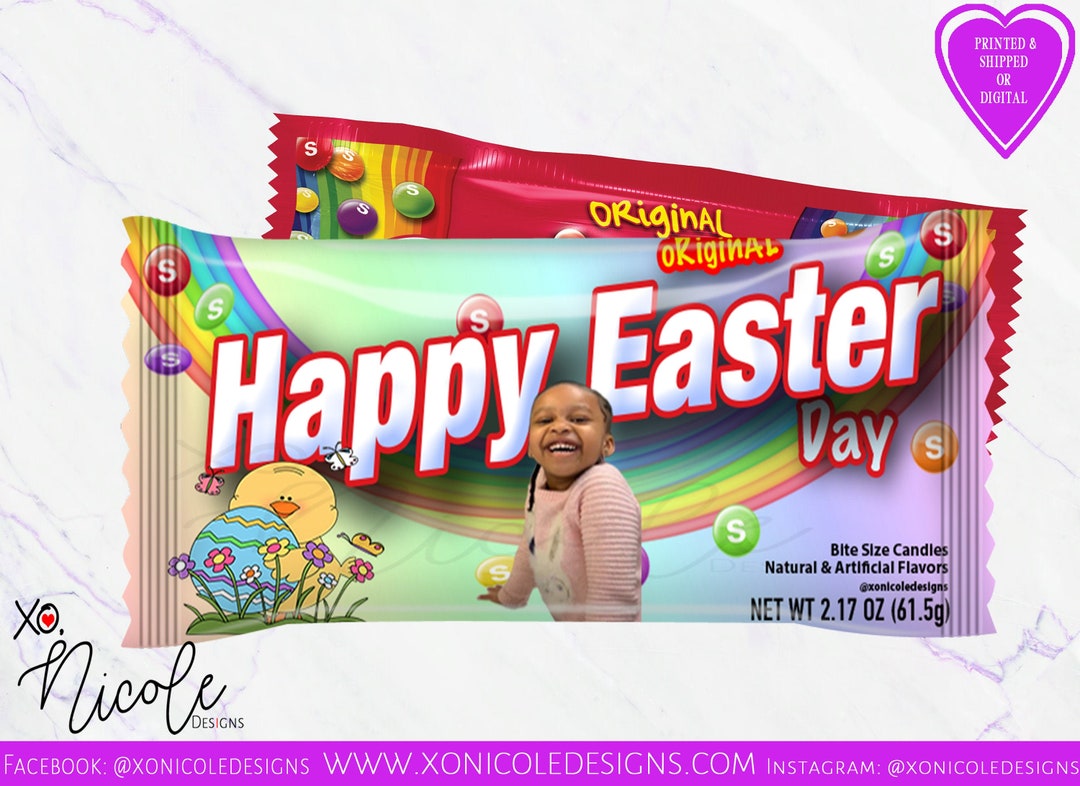 Easter Day Candy Favors - Easter Kids Class Treats - Easter Day ...