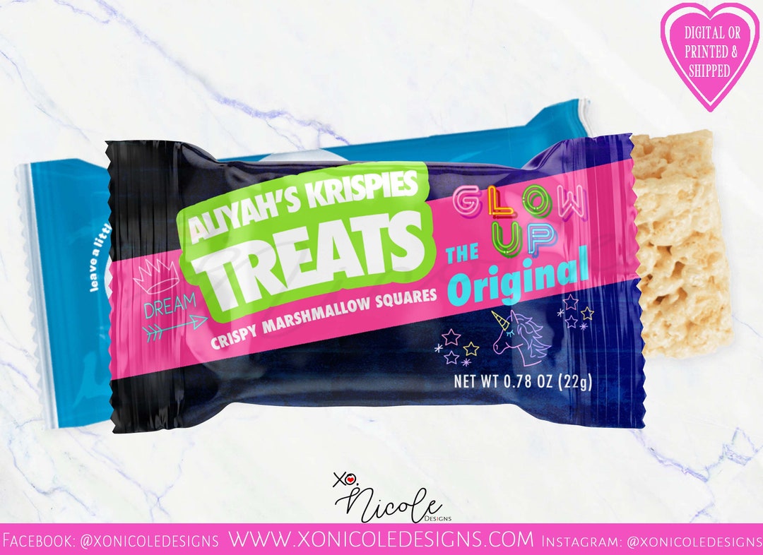 Neon Glow Theme Treats - Neon Glow Treats - Glow Birthday Party - Neon ...