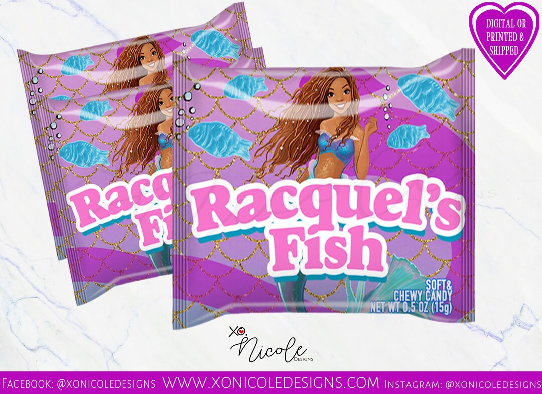 The Little Mermaid Gummy Fish - Gummy Candy Fish - Little Mermaid ...