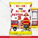 Fireman Chip Bag - Fire Fighter Chip Bag - Firetruck Firefighter Decor ...