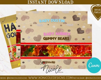 Gummy Bear Template - Etsy