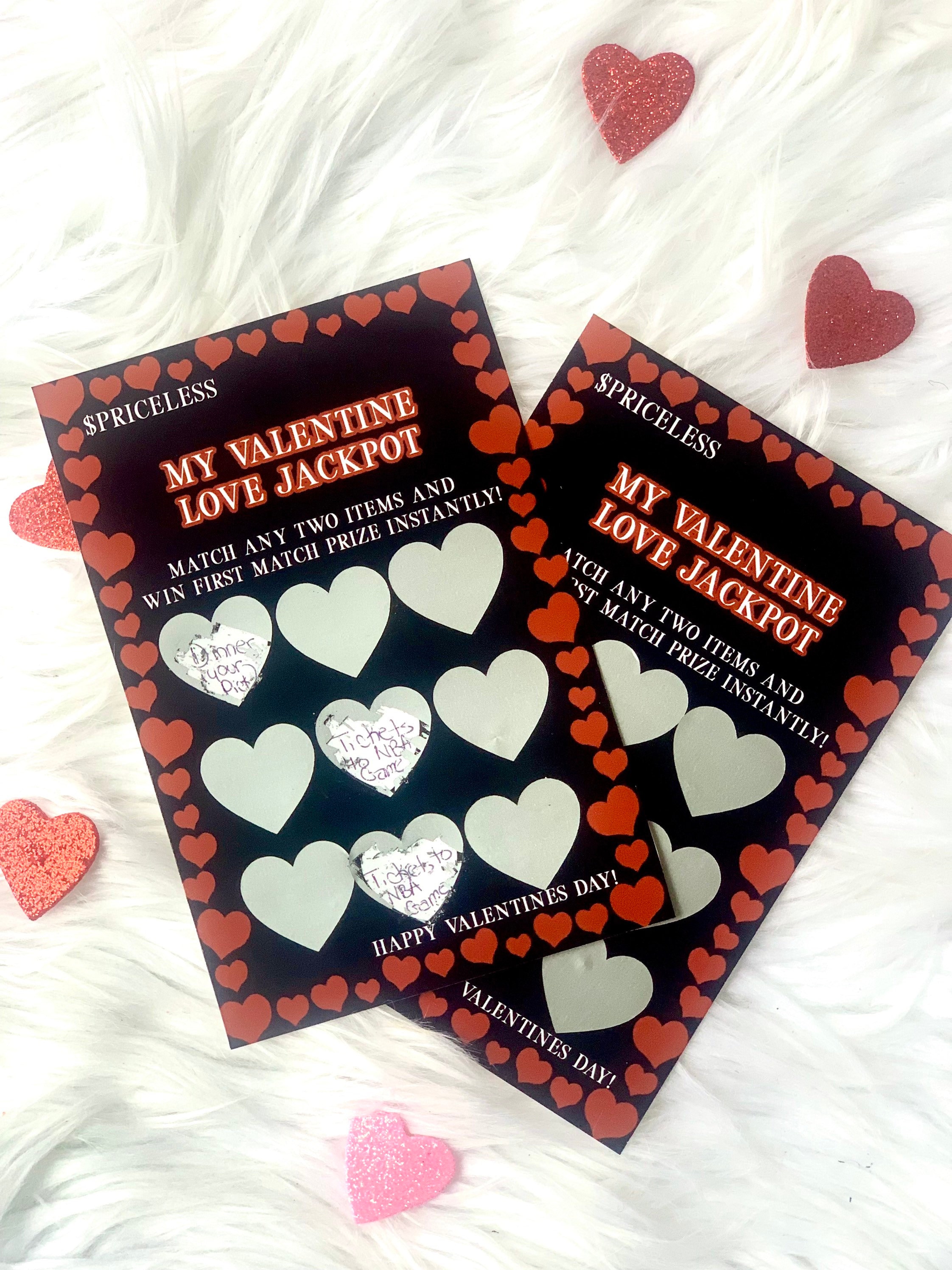 Valentine's Day Scratch Offs - Personalized Valentine's Day Lottery ...