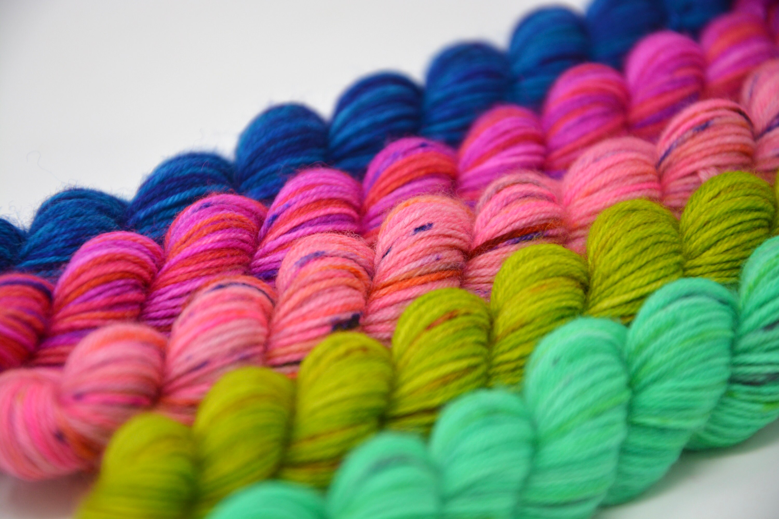 Mini or Micro Skein Set 1 Hand Dyed Merino Nylon Sock Yarn | Etsy