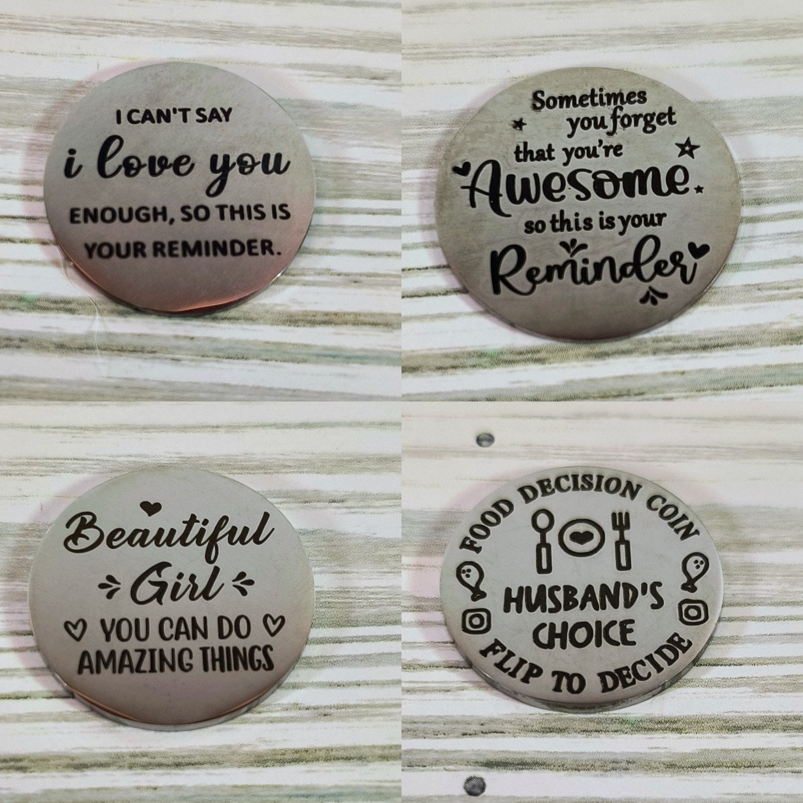 Pocket Hug Token / Surprise Heart Bath Bomb / Inspirational / Beautiful ...