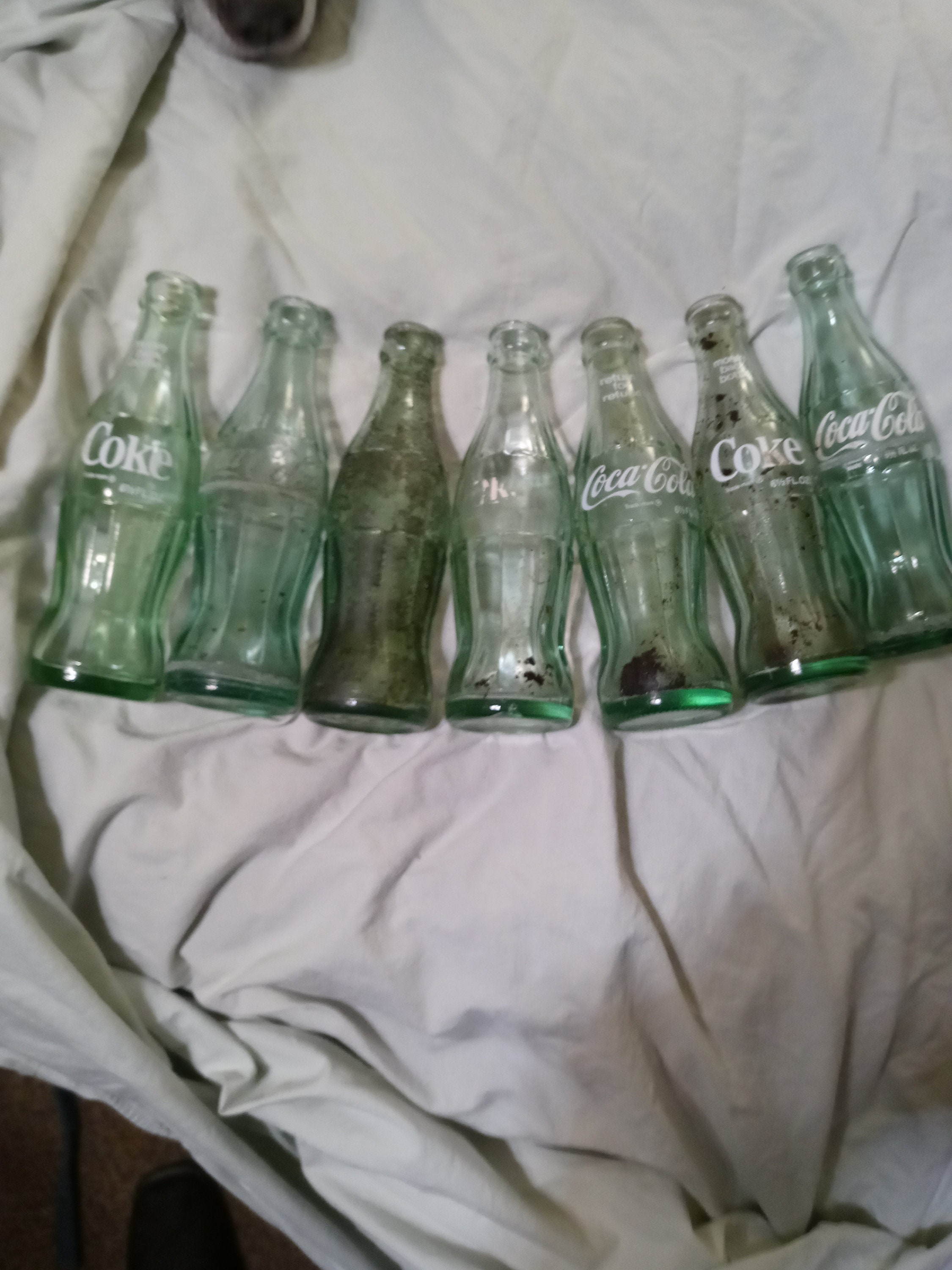 7 Coke Bottles - Etsy
