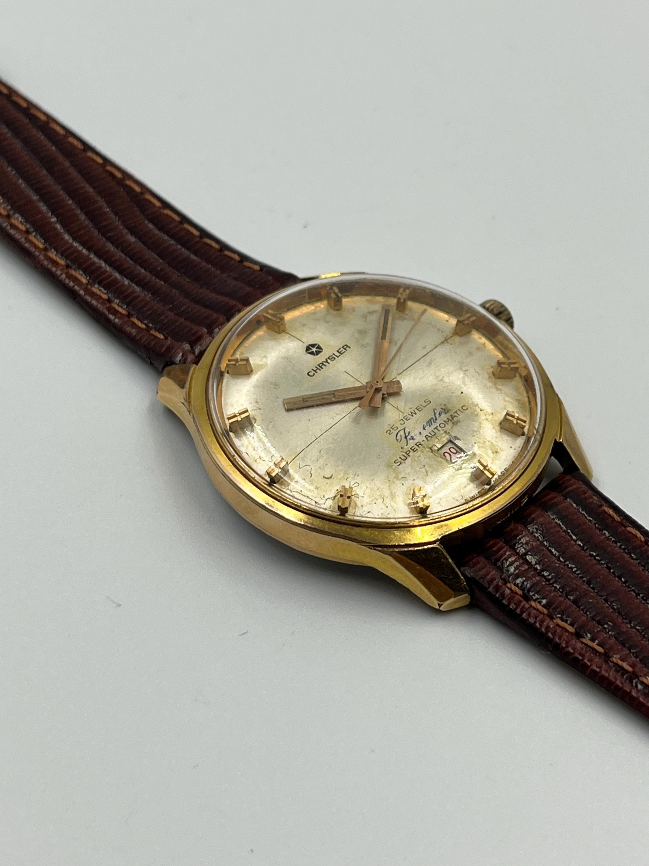 CHRYSLER Super Automatic ARDATH Swiss Made Vintage Watch / ETA 2452 ...