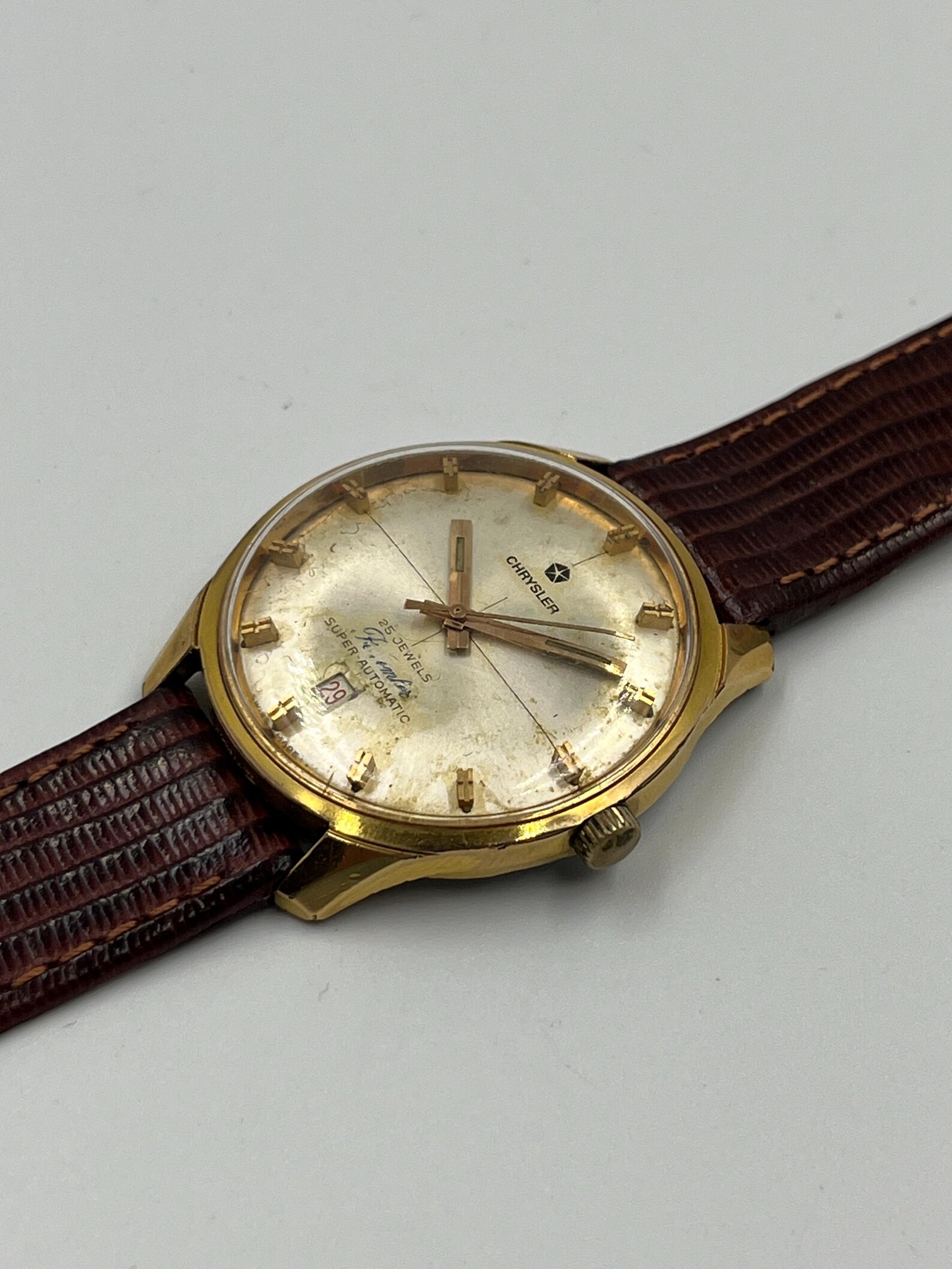 CHRYSLER Super Automatic ARDATH Swiss Made Vintage Watch / ETA 2452 ...