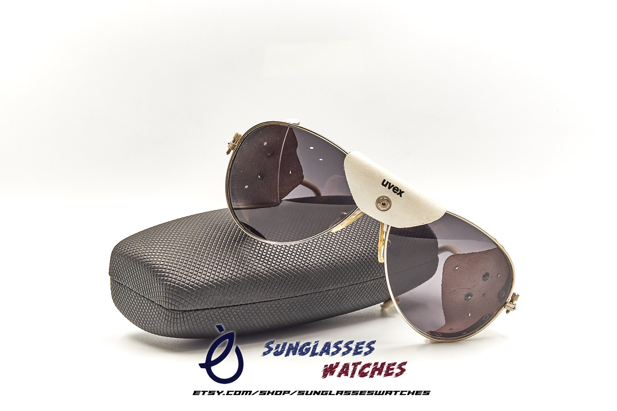 Etsy Leather Sided Sunglasses