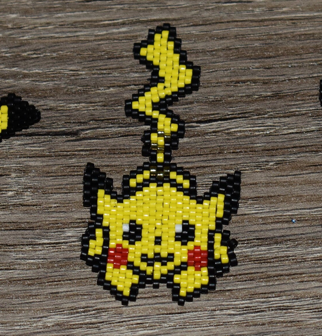 Beaded Pikachu Pose 1 - Etsy