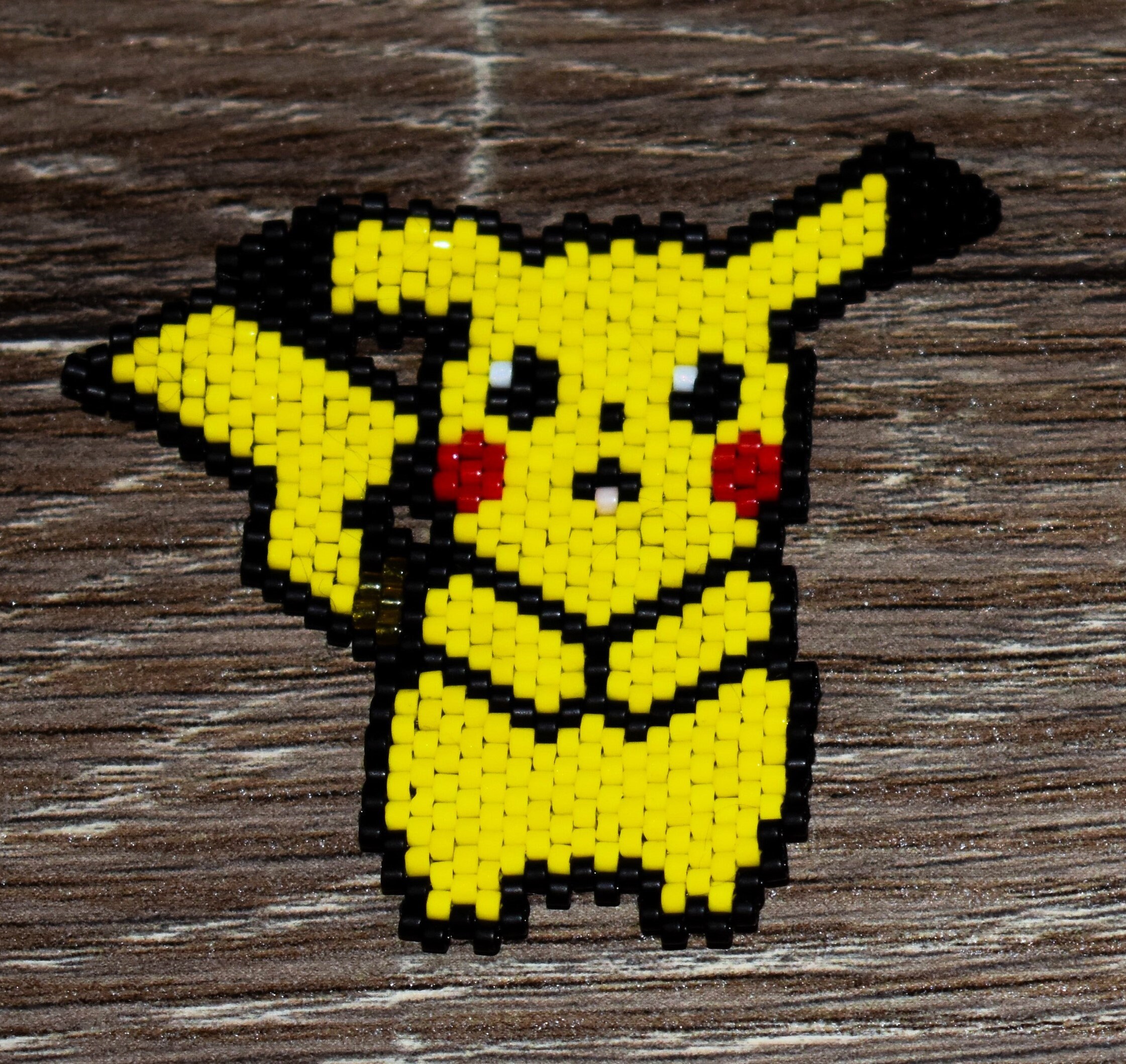 Beaded Pikachu Pose 2 - Etsy