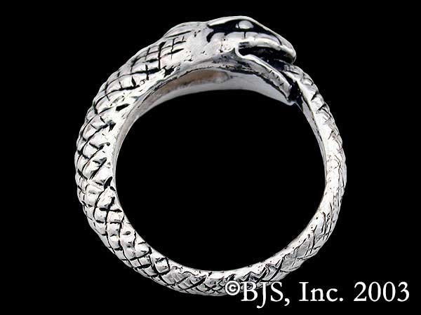 Ouroboros Ring Sterling Silver Snake Eating Its Tail Ring US | Etsy
