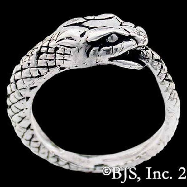 Snake Eating Its Tail Ring - Etsy