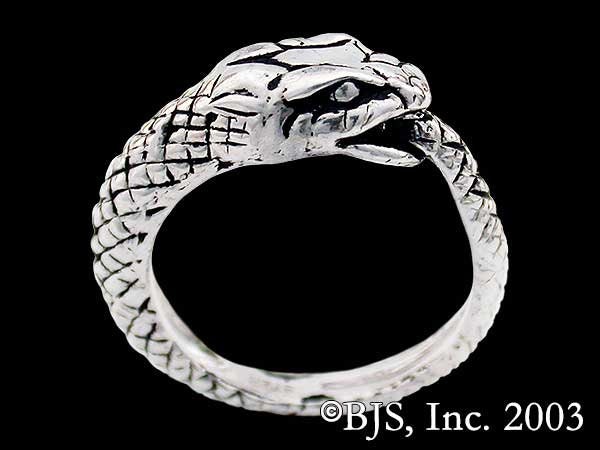 Ouroboros Ring Sterling Silver Snake Eating Its Tail Ring US | Etsy