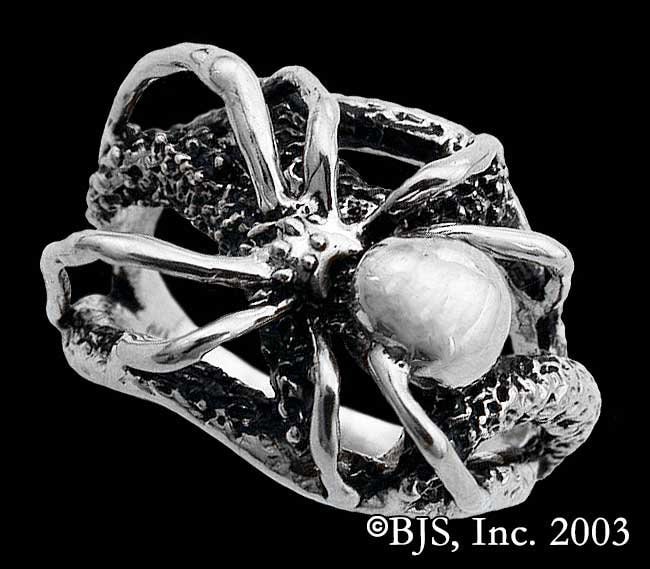 Black Widow Ring SHELOB™ Ring Sterling Silver Spider Ring | Etsy