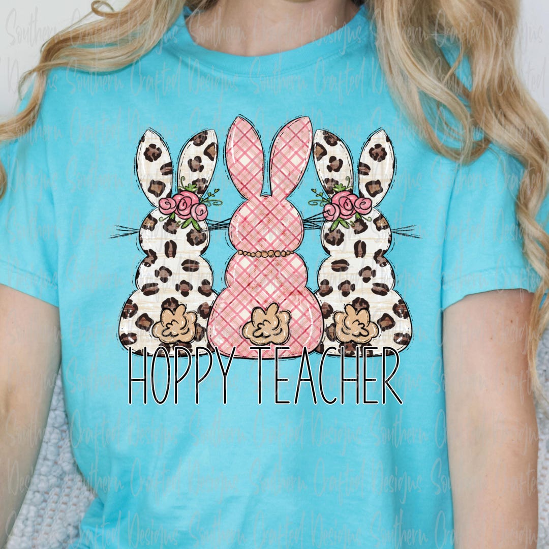 Hoppy Teacher Png Digital Download | Easter Png | Commercial Use ...