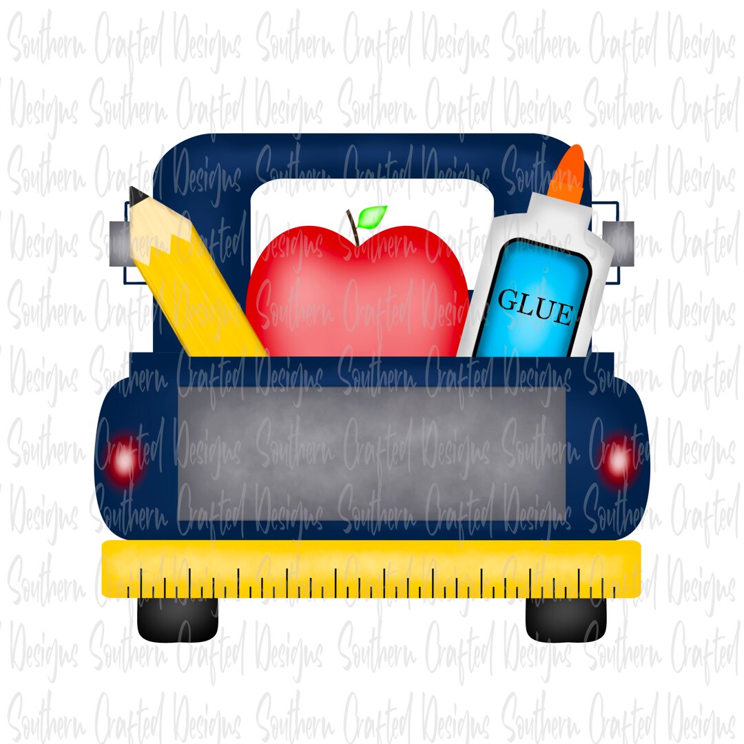 Back to School Png Digital Download / Vintage Truck Png / Boys School ...