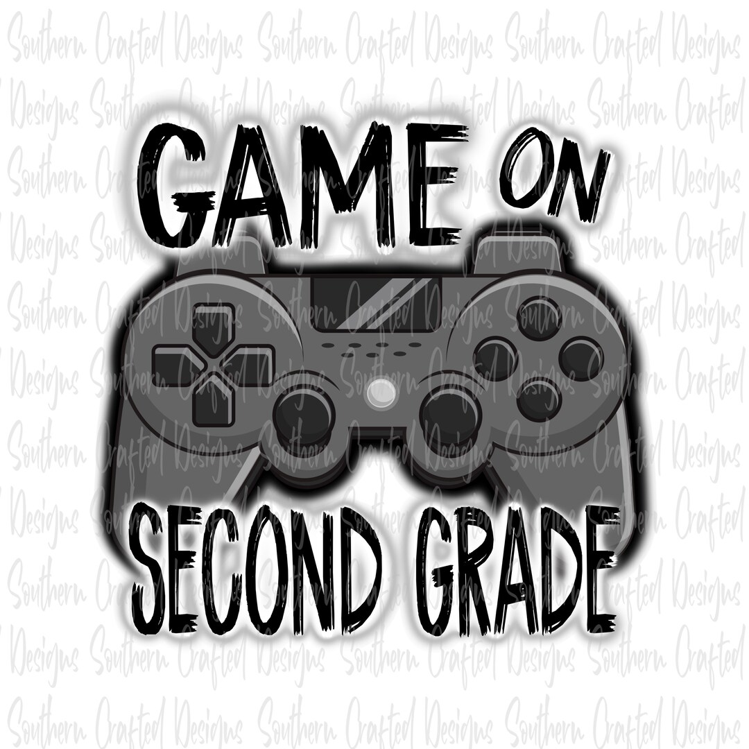 Second Grade Png Digital Download | Commercial Use | Sublimation | Back ...