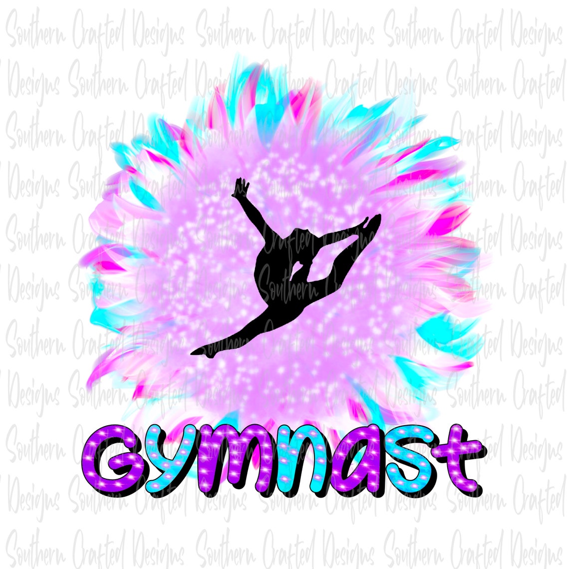 Gymnast Png / Gymnastics / Pink / Purple / Blue / Sparkle / - Etsy Canada