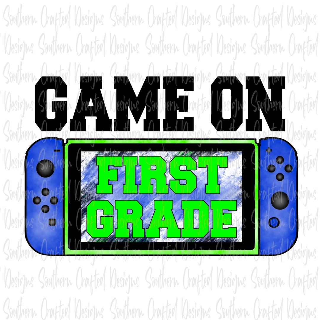 First Grade Png Digital Download / Commercial Use / Game on First Grade ...