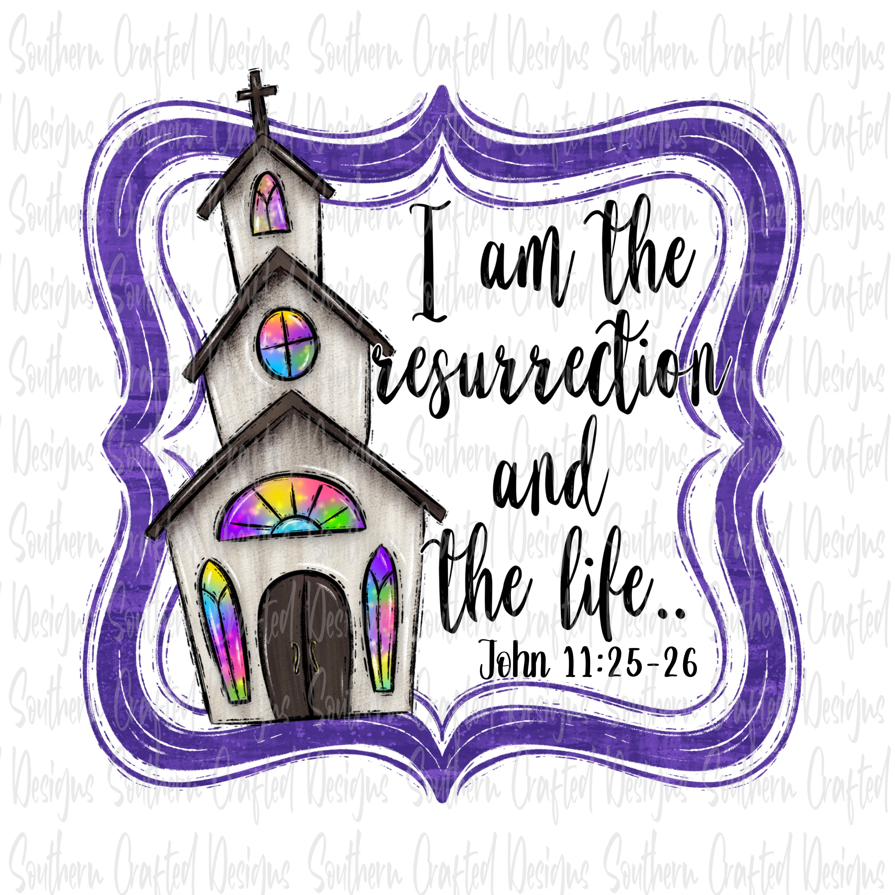 I Am The Resurrection And The Life Clipart