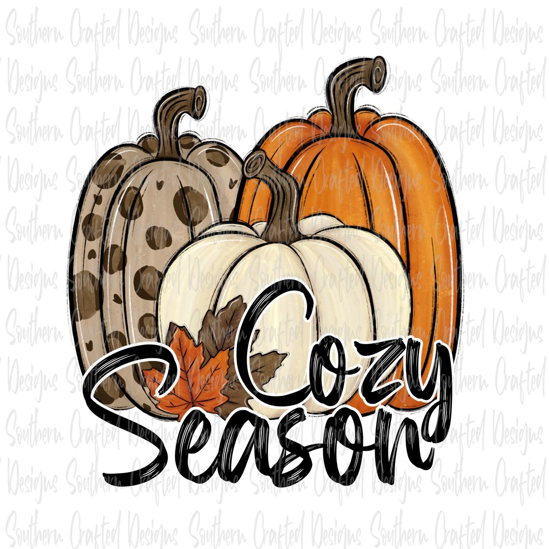 Fall Png | Cozy Season Png | Pumpkin Png | Digital Download | Autumn ...