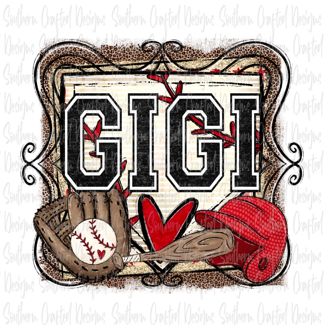 Baseball Gigi Png | Digital Download | Commercial Use | Spring Png ...