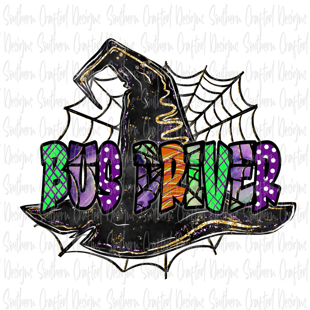 Bus Driver Halloween Png Digital Download | Commercial Use | Bus Driver ...