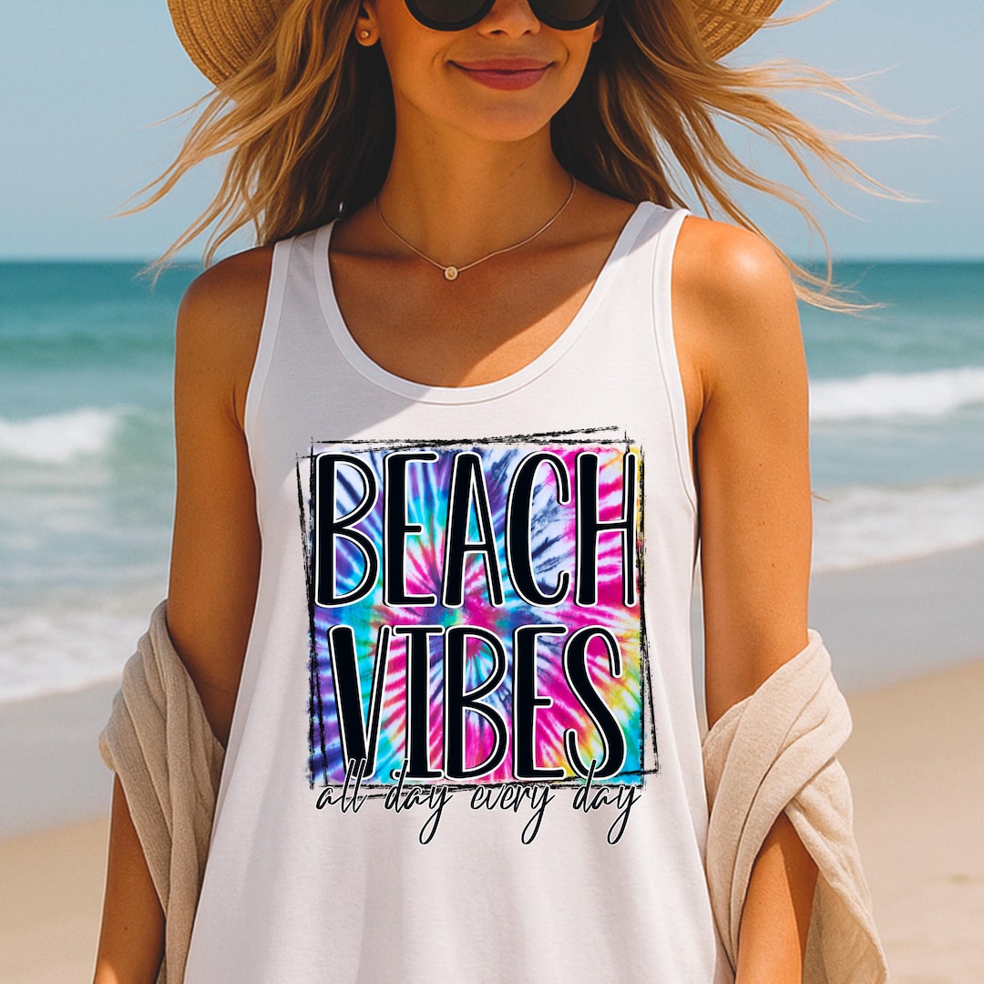 Beach Vibes Png Digital Download | Commercial Use | Beach Png | Summer ...