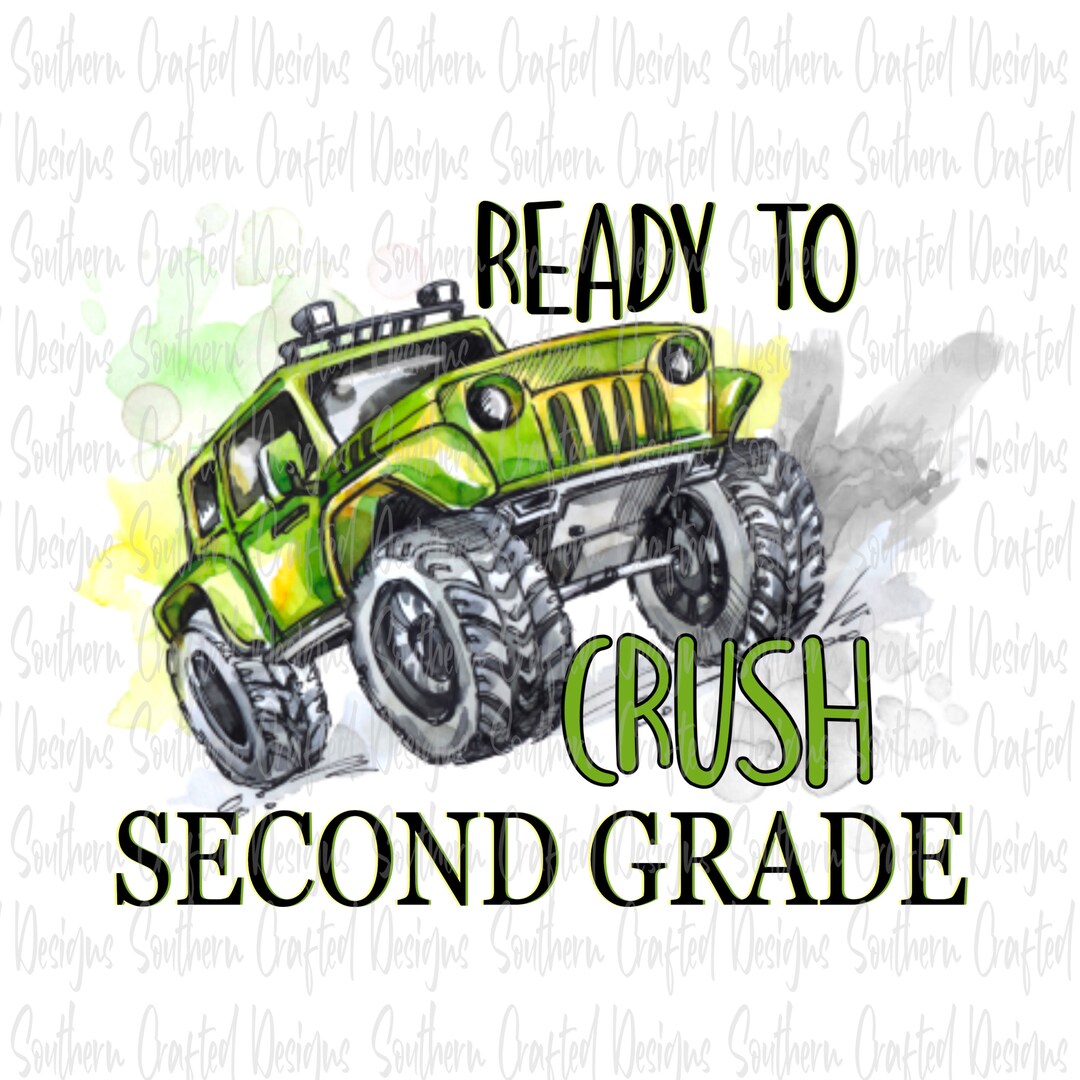 Second Grade Png Digital Download / Commercial Use / Back to School Png ...