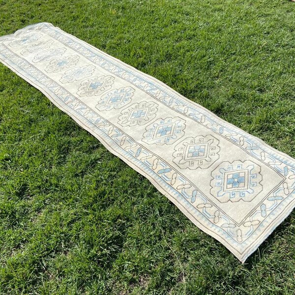 Blue Turkish Runner - Etsy