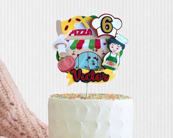 Cake Topper Pizza - Etsy
