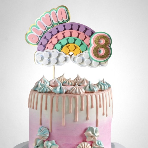 Pop It Fidget Cake Topper Pop It Birthday Banner Fidget Cake - Etsy