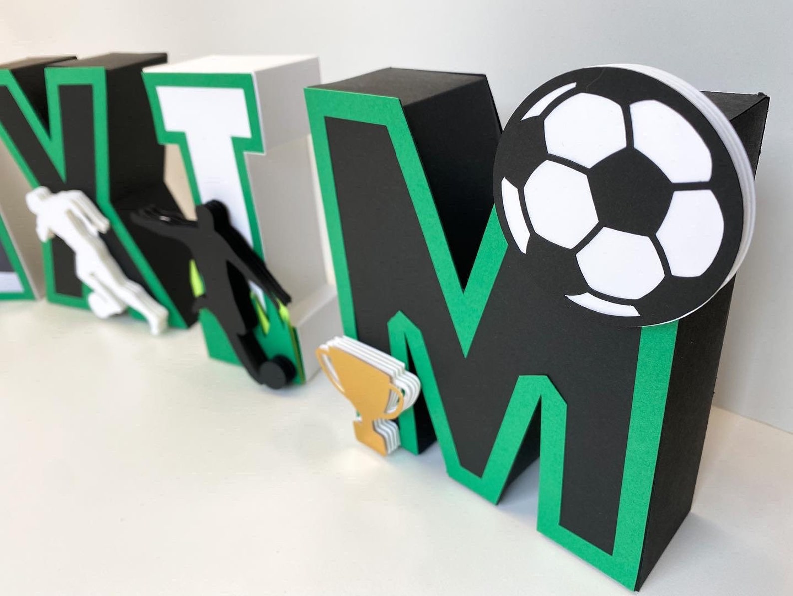 3D Cardstock Letters 6 Inch Tall 3D Paper Party Letters | Etsy