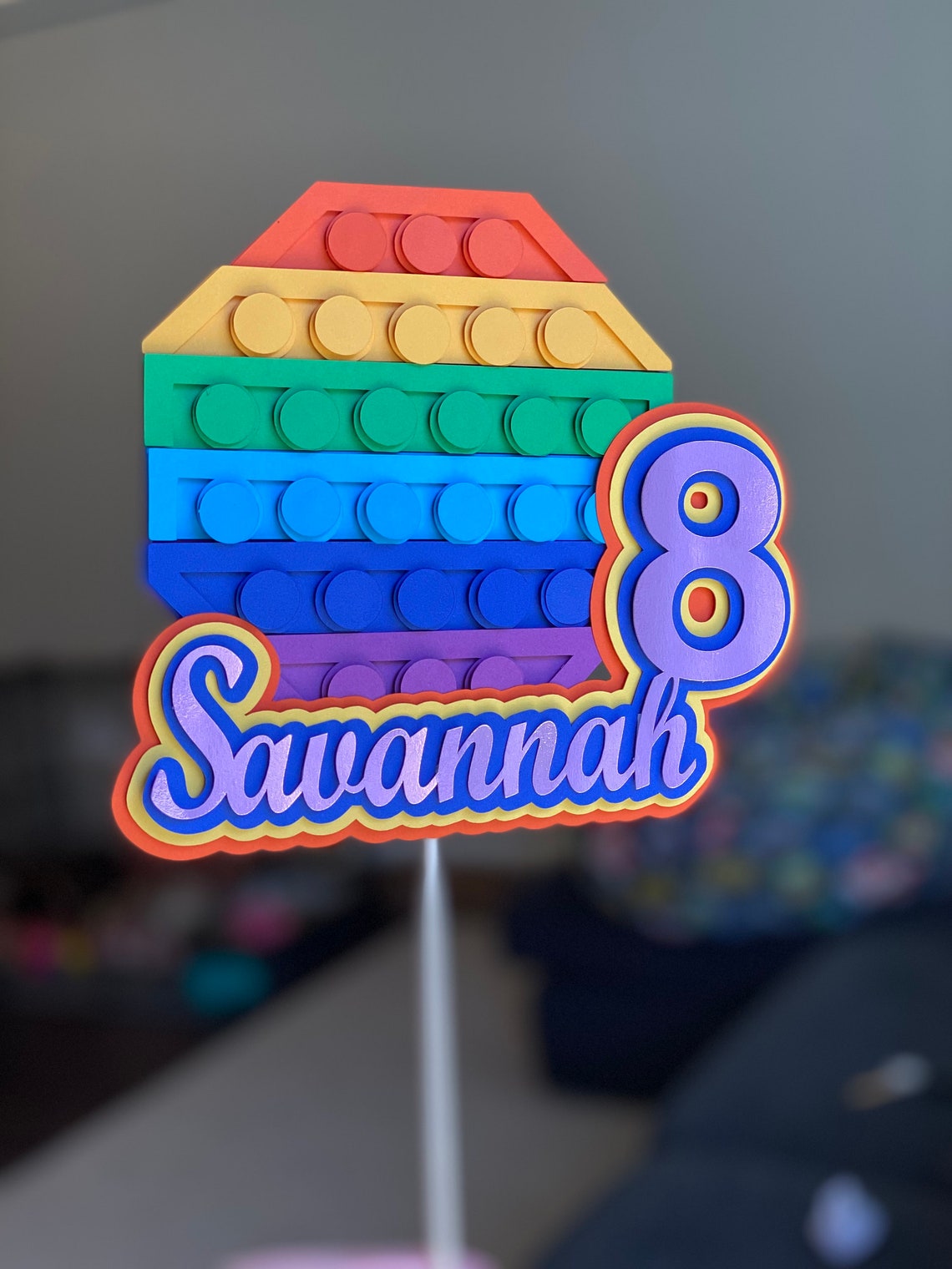 Pop It Fidget Cake Topper Pop It Birthday Banner Fidget Cake - Etsy
