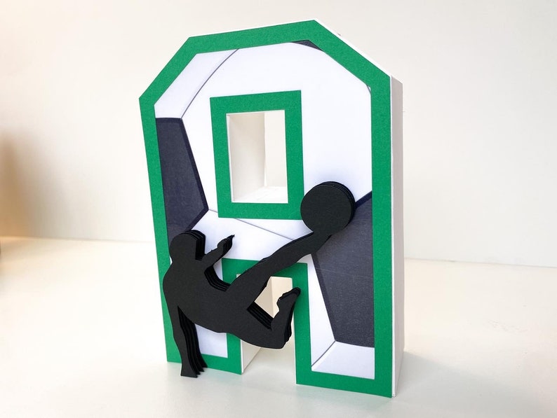 3D Cardstock Letters 6 Inch Tall 3D Paper Party Letters | Etsy