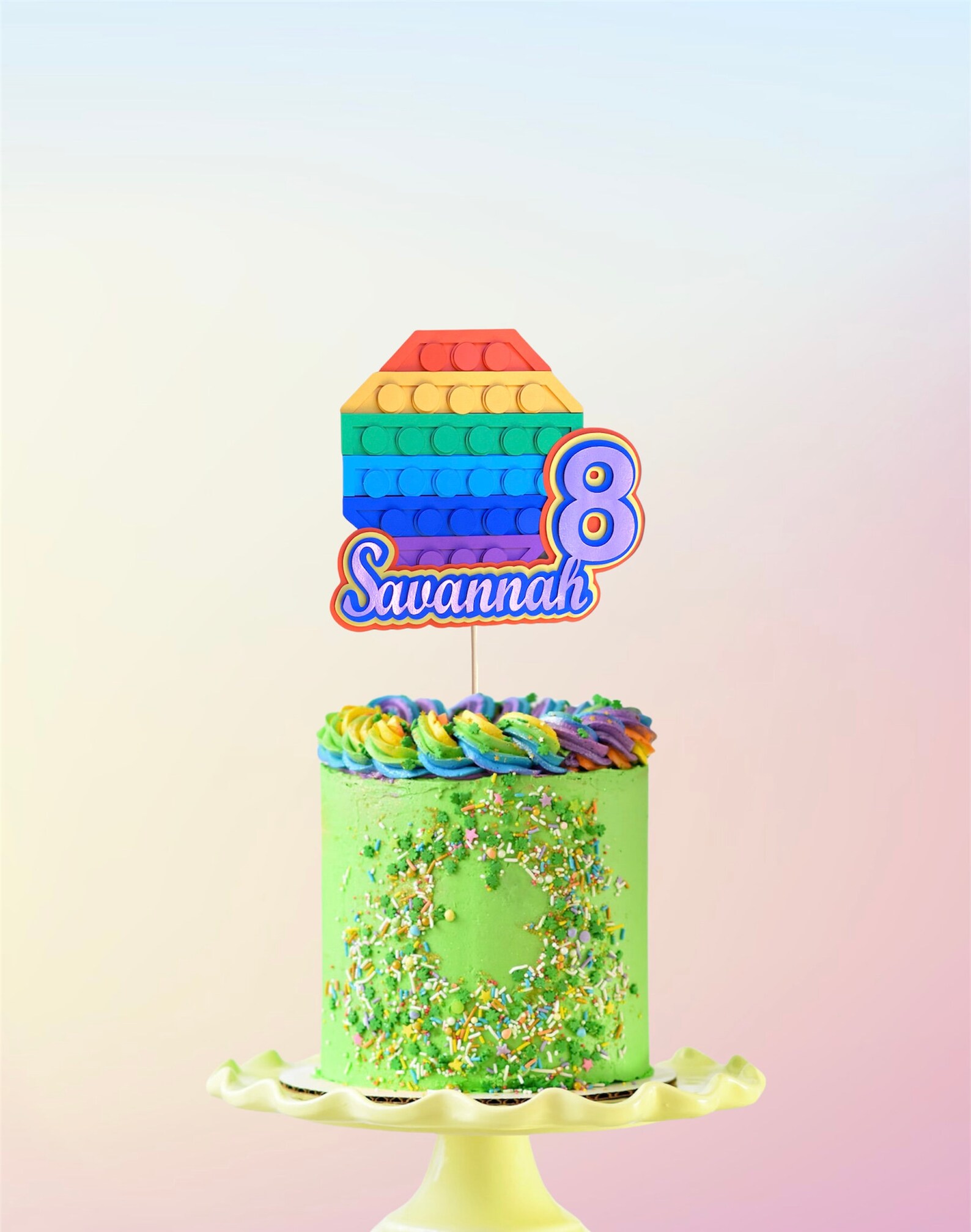 Pop It Fidget Cake Topper Pop It Birthday Banner Fidget Cake - Etsy