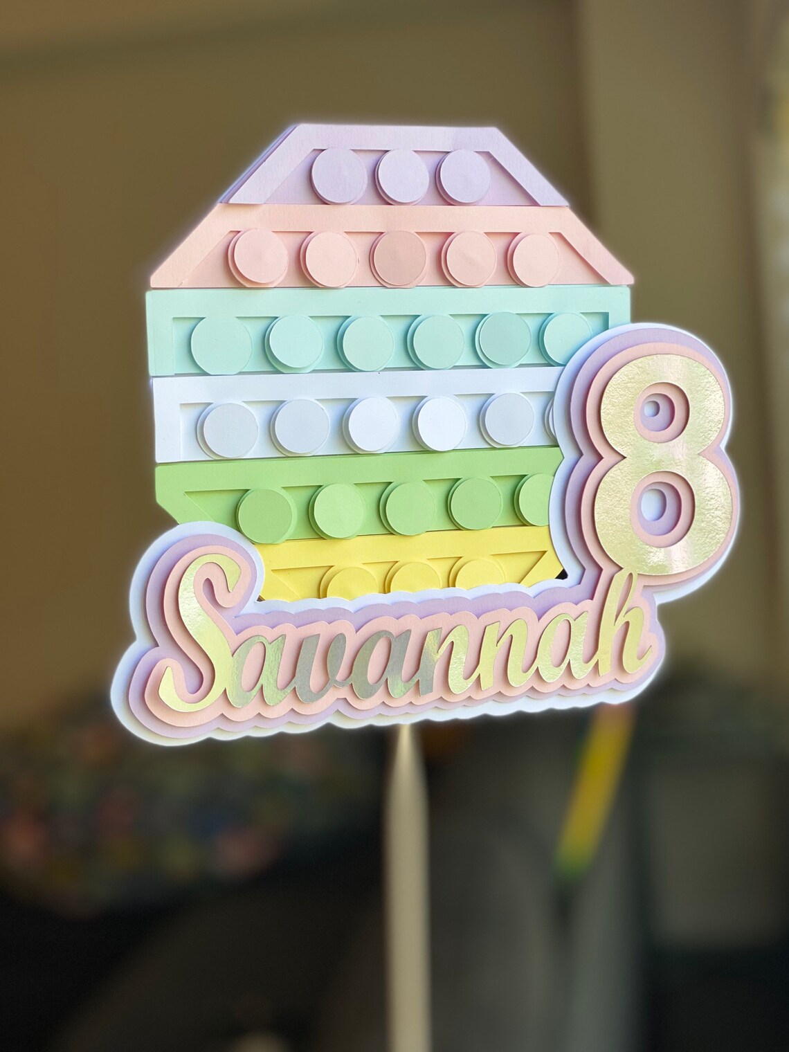 Pop It Fidget Cake Topper Pop It Birthday Banner Fidget Cake - Etsy