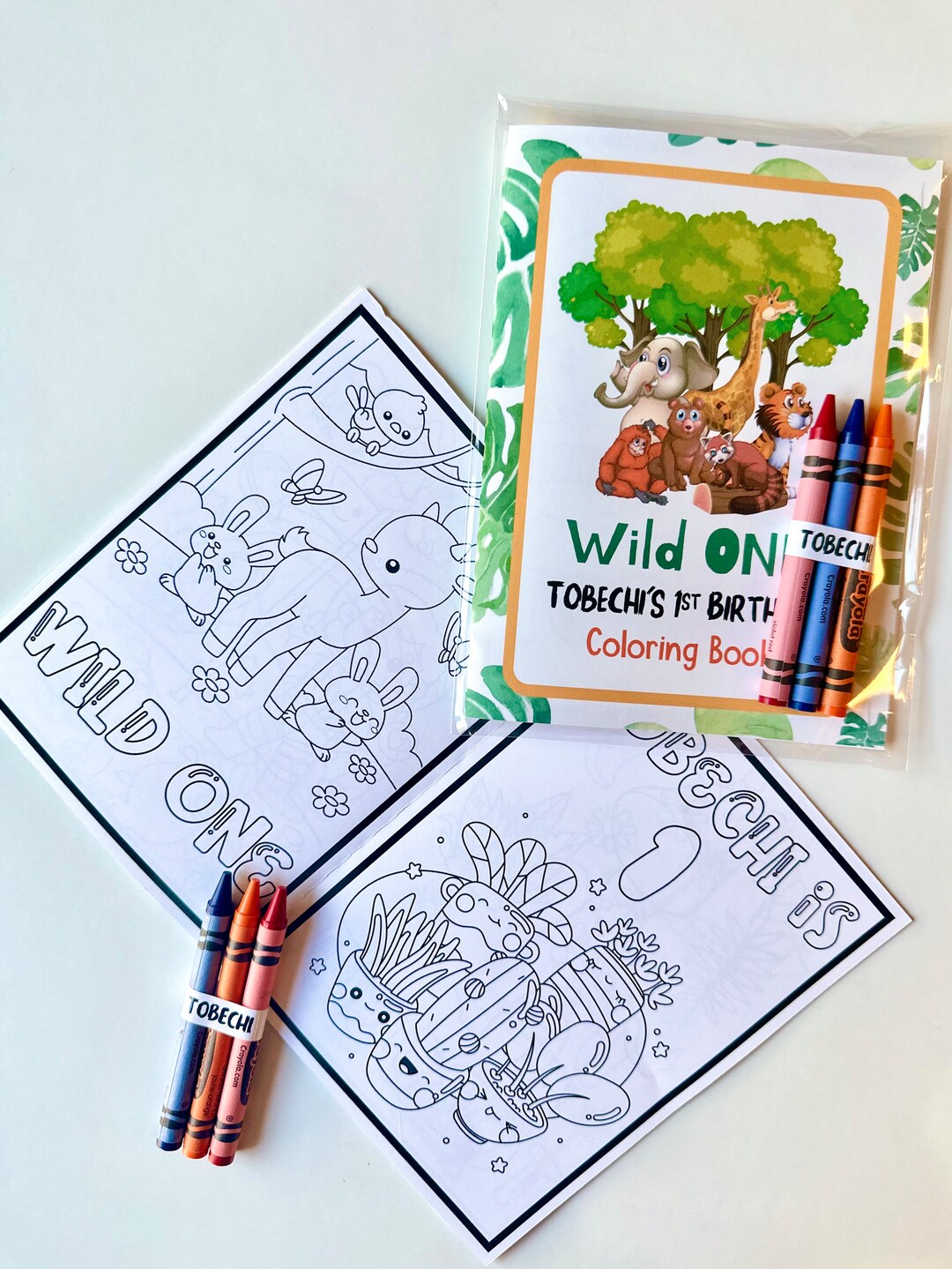 Custom Coloring Book, Birthday Coloring Book , Personalized Coloring ...