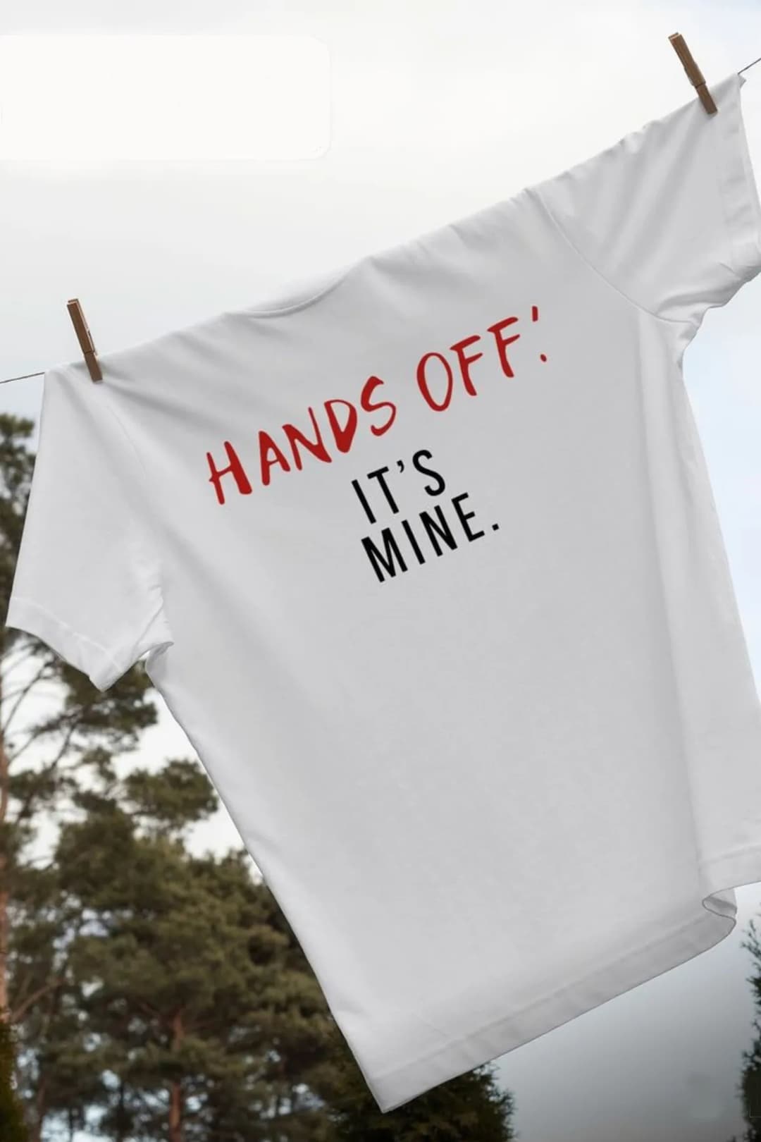 Hands off It's Mine T-shirt: Funny Boyfriend Gift, Unisex Cotton Tee - Etsy