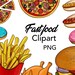Fast Food Clipart, Fast Food PNG, Junk Food, Hamburger, Hot Dog, Party ...