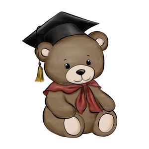 Teddy Bear Clipart, Cute Bear PNG, School Clipart, Digital Download - Etsy
