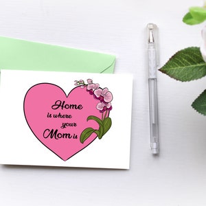 Mothers Day Design, Mothers Day PNG, Home is Where Your Mom Is ...