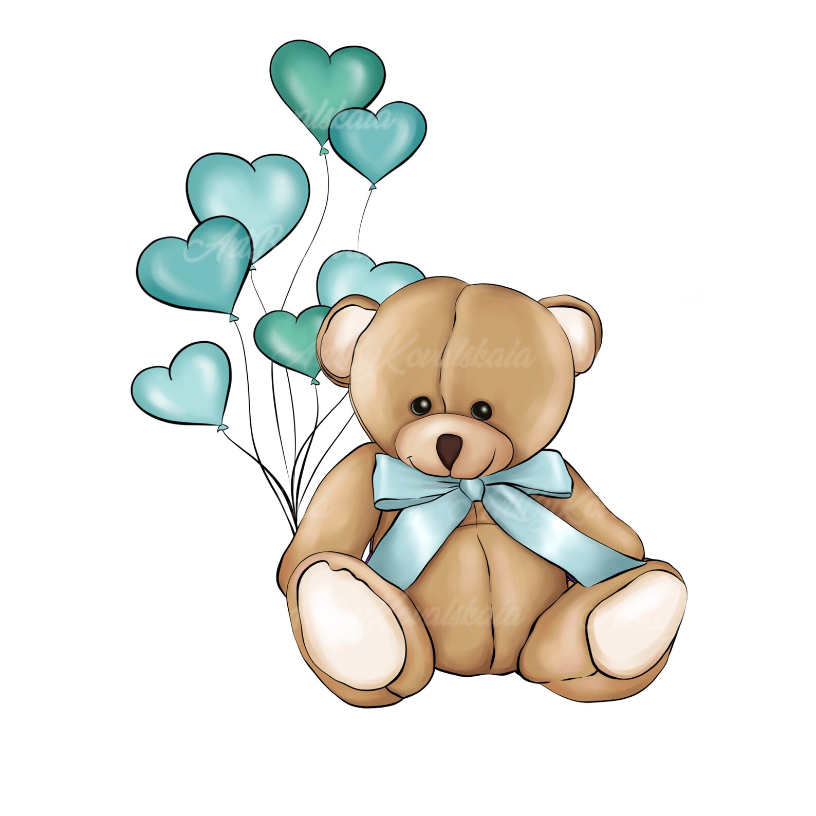 Teddy Bear PNG Valentines Day Clipart Teddy Bear Clipart - Etsy