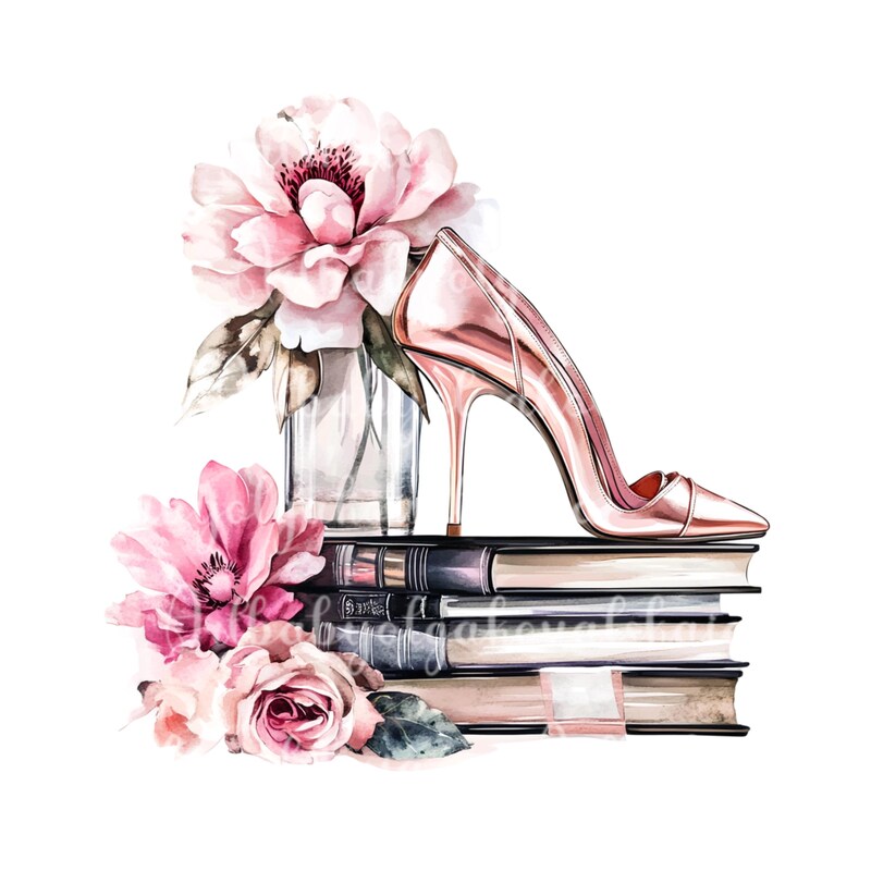 Fashion Books Stack - Etsy