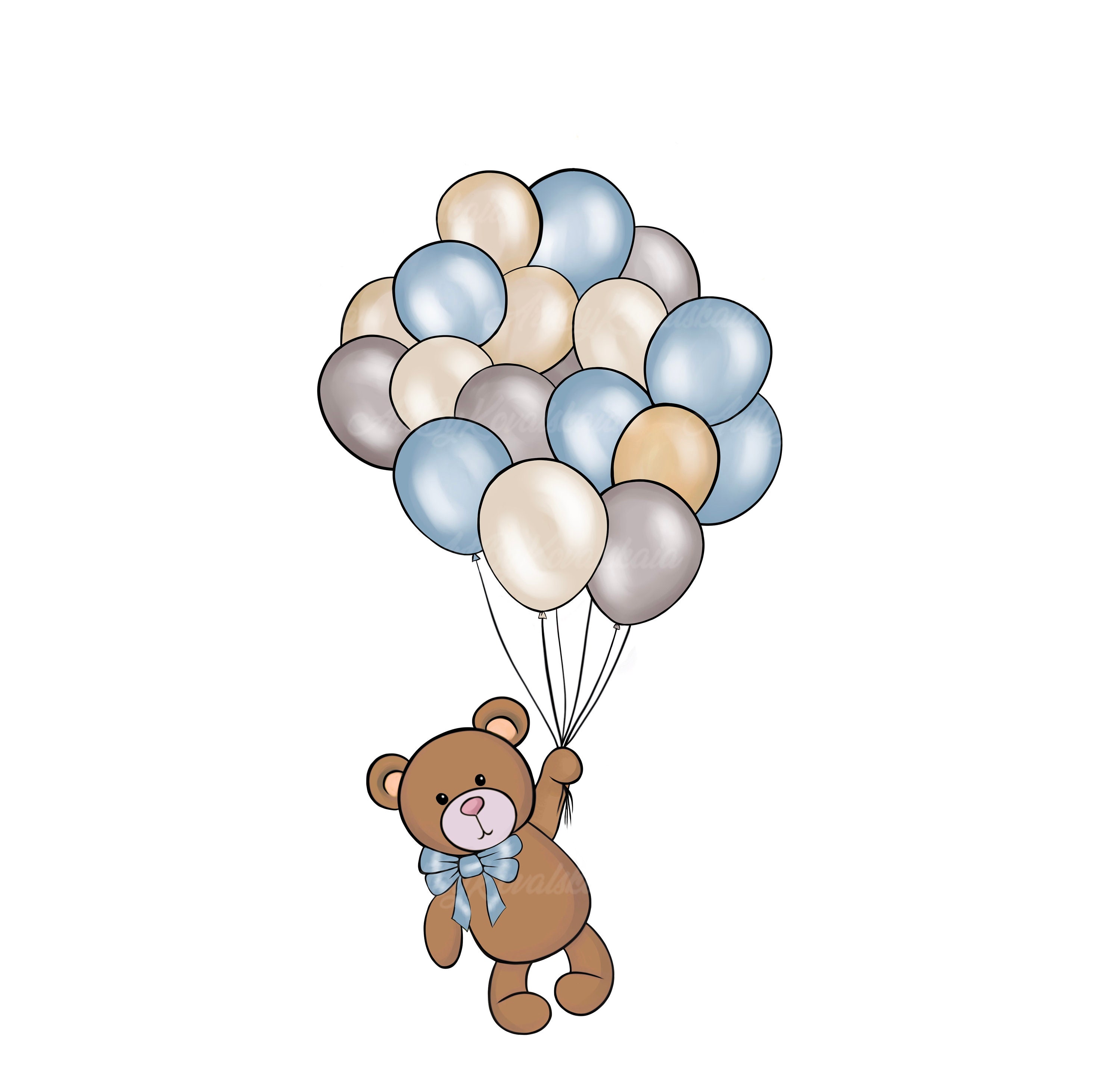 Teddy Bear Clipart Bear PNG Baby Shower Clipart Baby Shower - Etsy ...