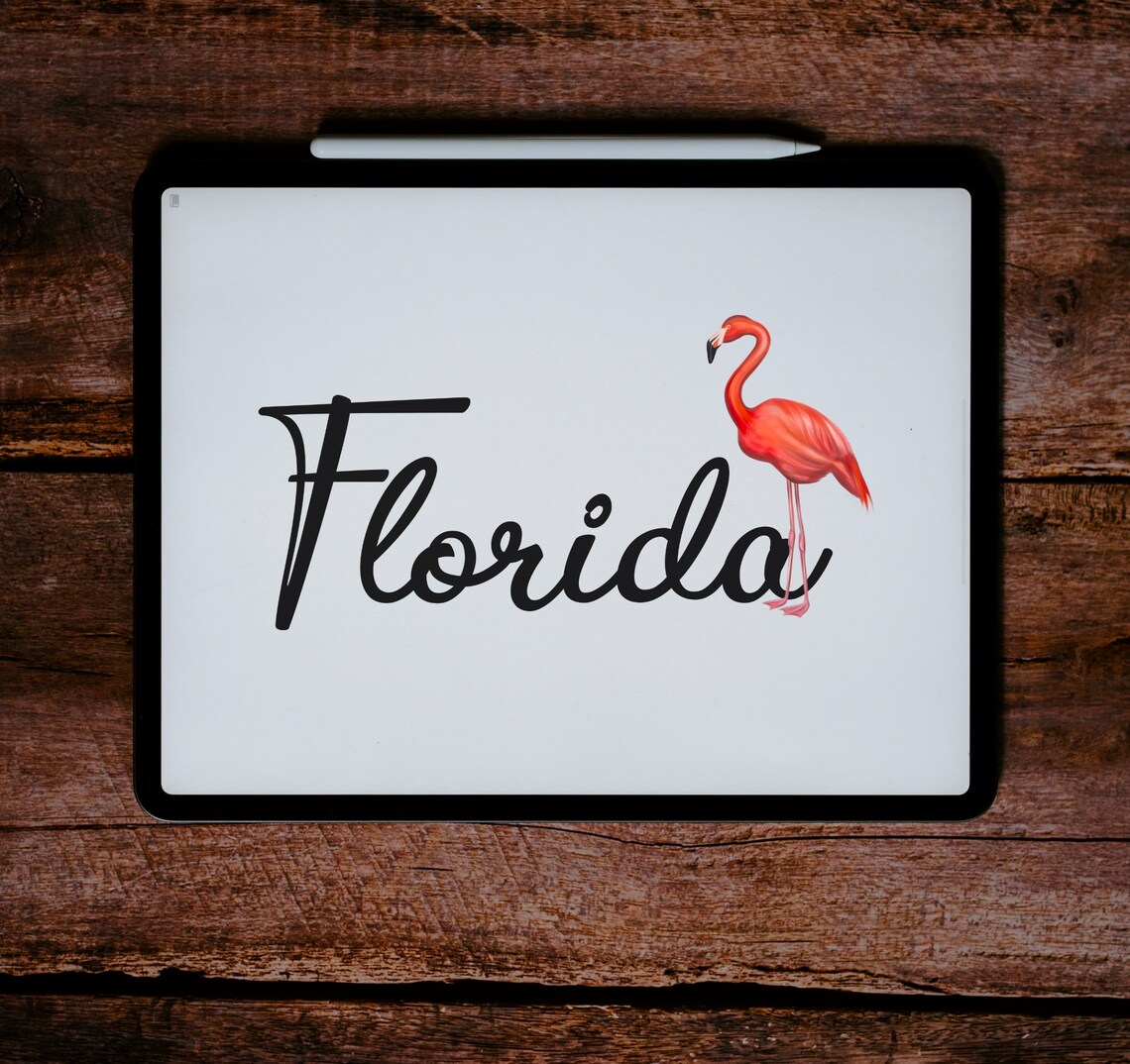 Florida Lettering PNG Florida Clipart Digital Download - Etsy