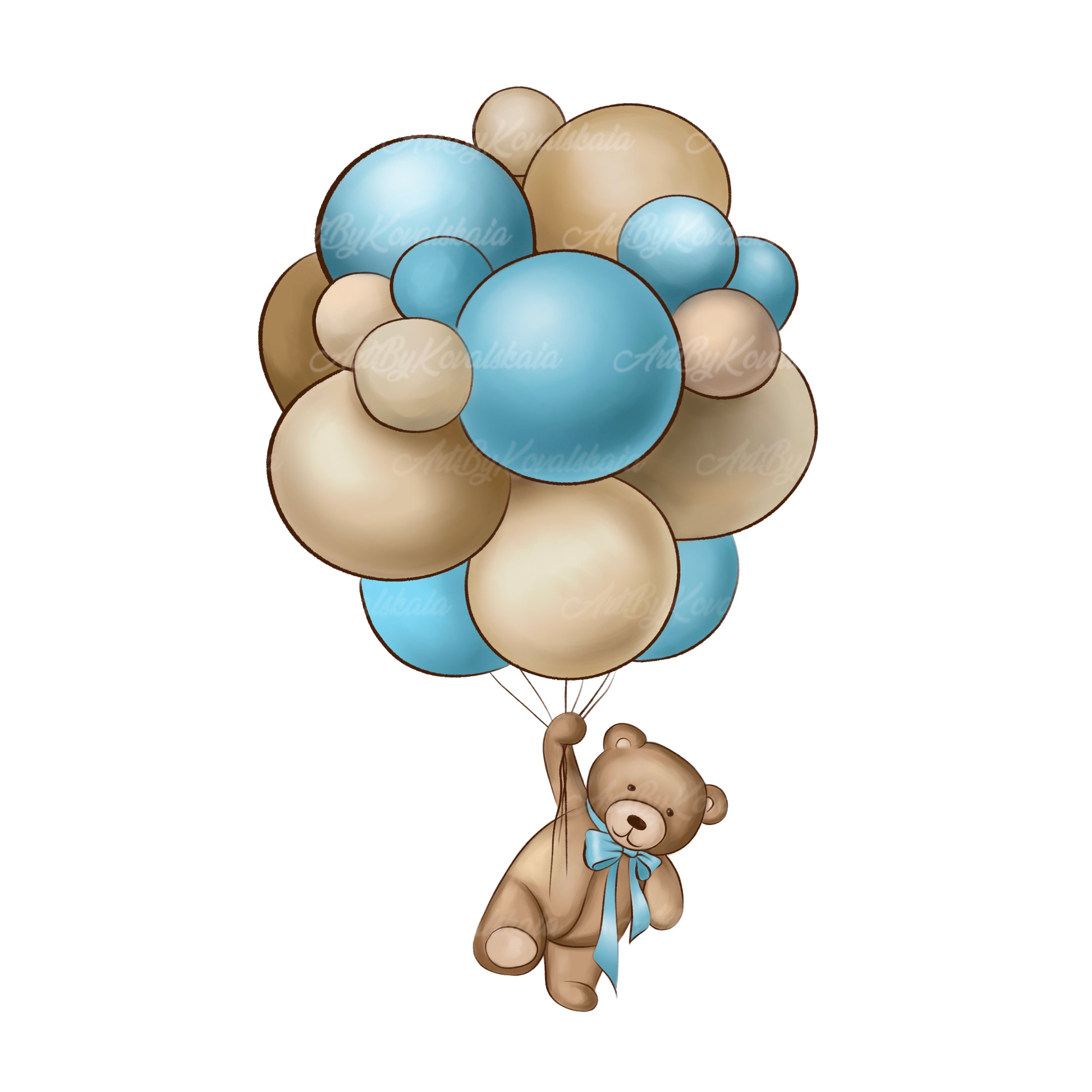 Blue Teddy Bear Png
